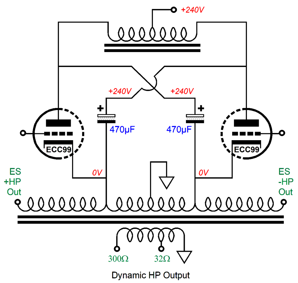 Circlotron and ES Headphone Amplifiers